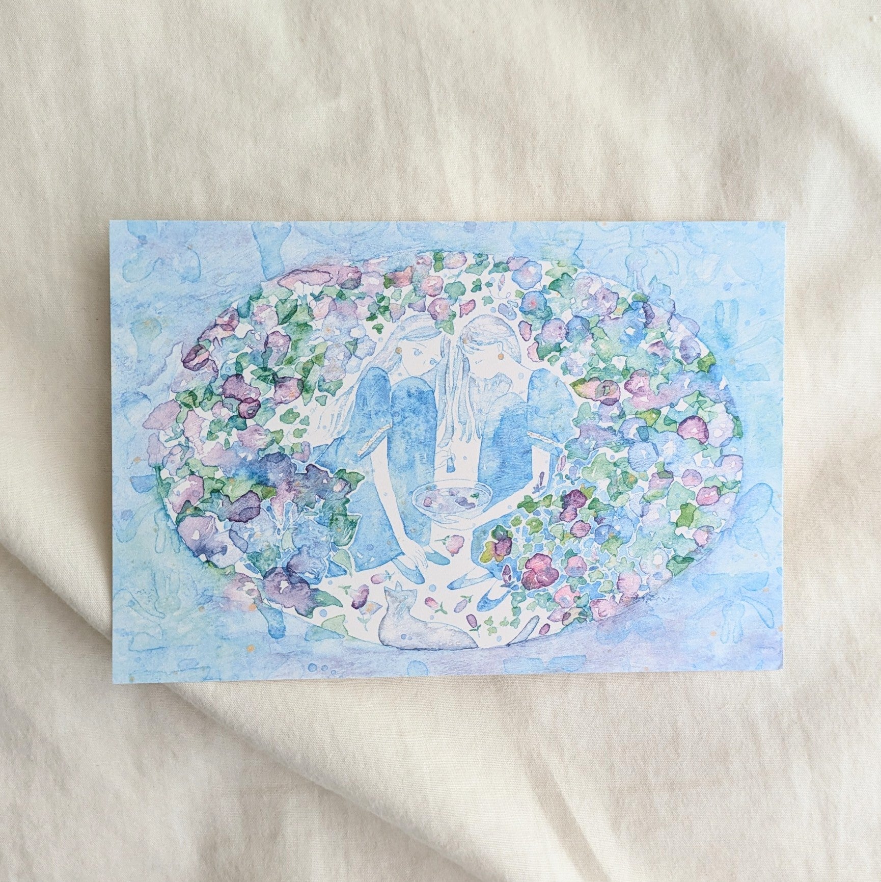 Miku Shimizu / Post Card -Let's make colored water – PAPER SHOP JAPAN
