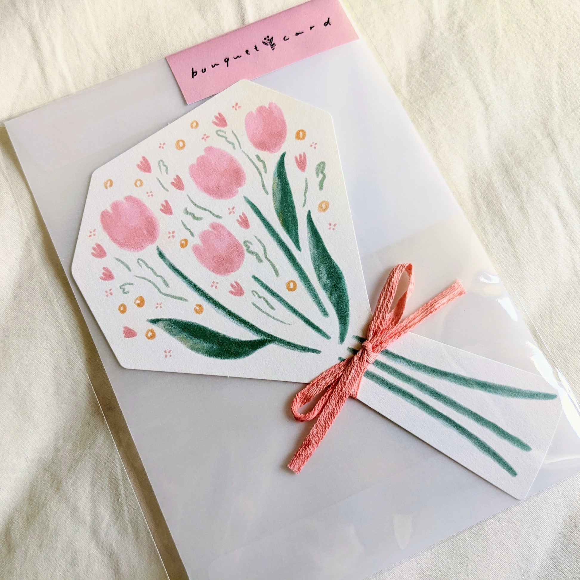 Bouquet Card -Pink – PAPER SHOP JAPAN