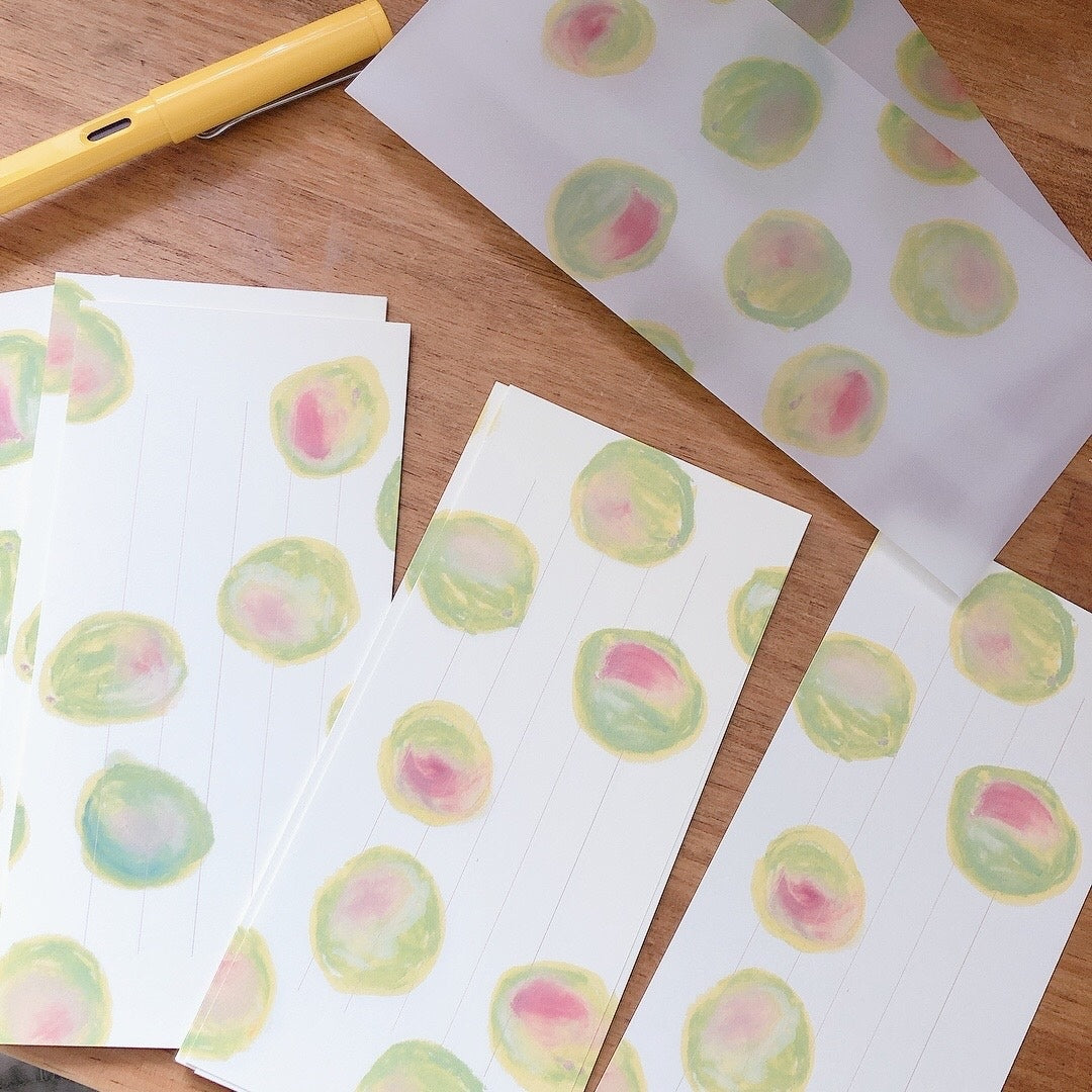 Letter Paper -Japanese apricot – PAPER SHOP JAPAN