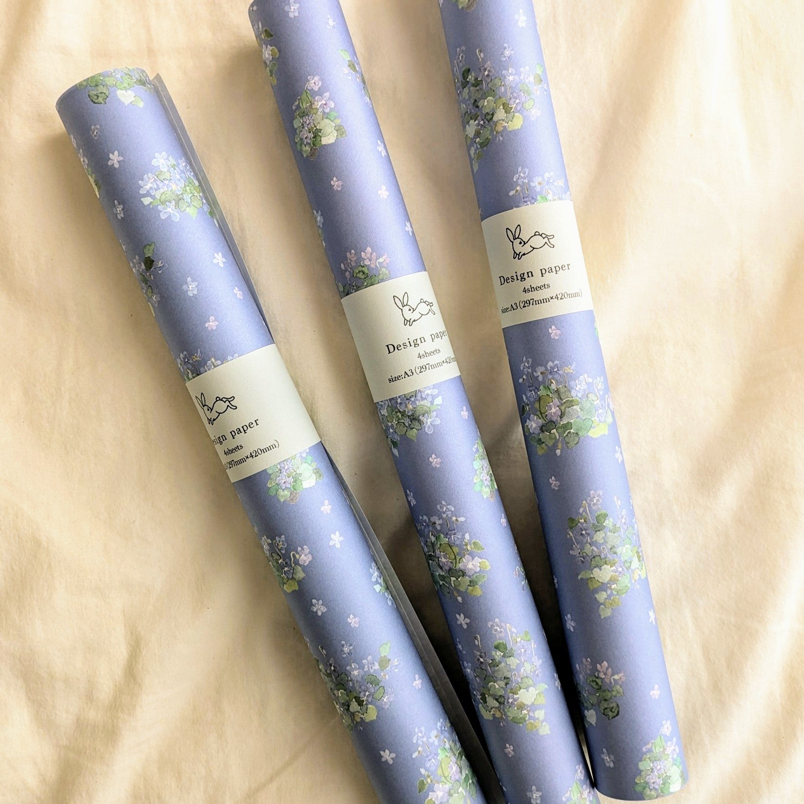 harukazeiro / Wrapping Paper -dull colored violet – PAPER SHOP JAPAN