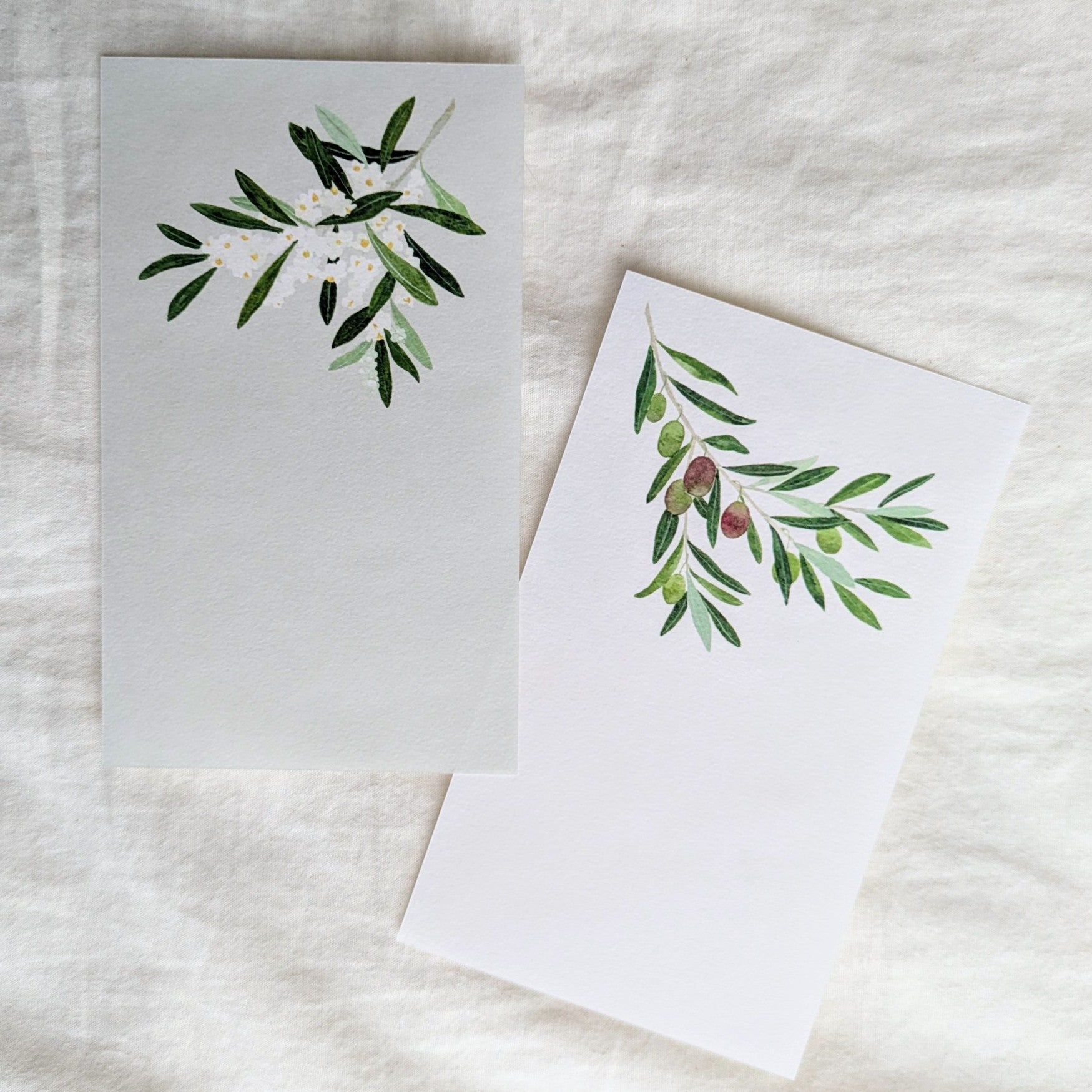 harukazeiro / Writing Paper -olive – PAPER SHOP JAPAN