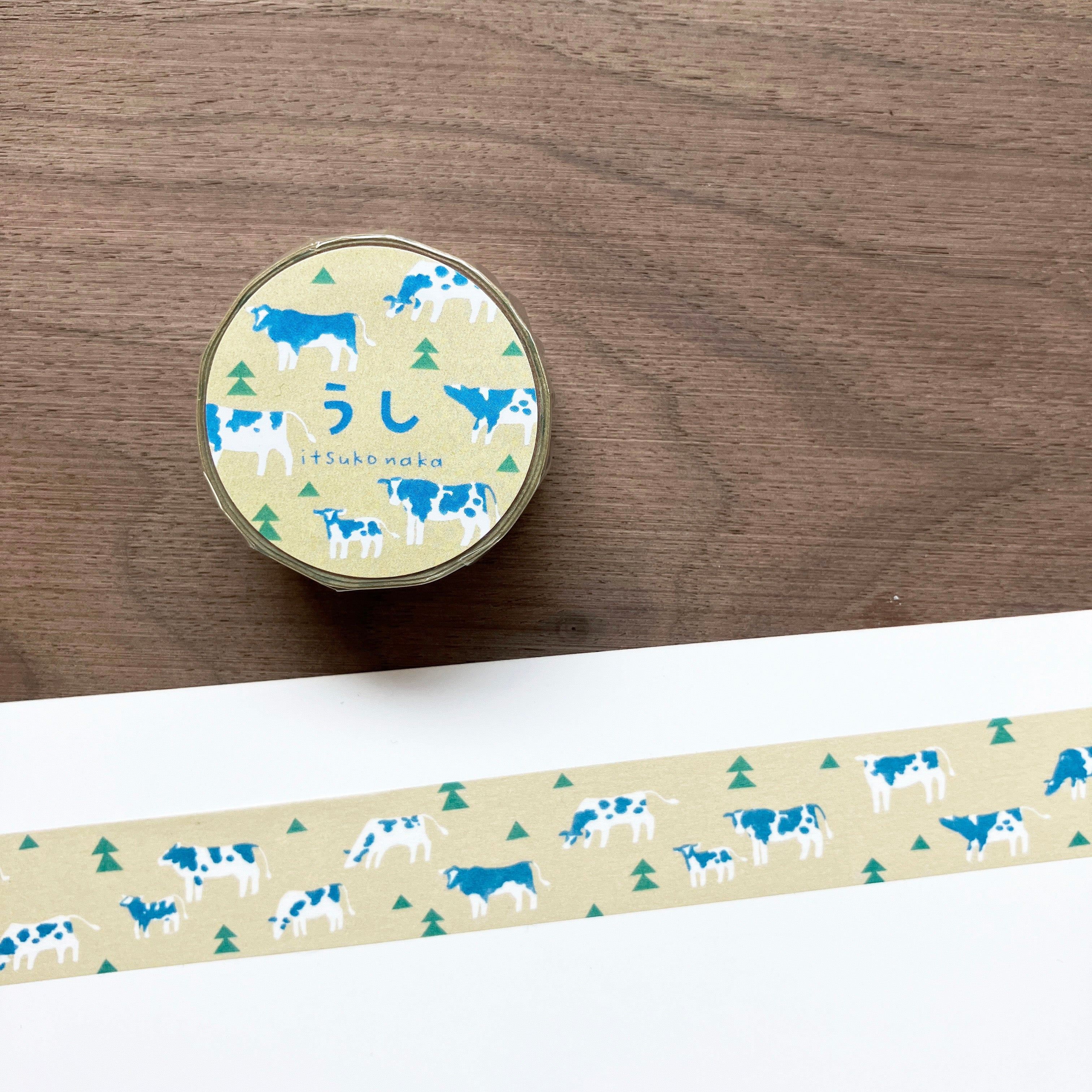 Itsuko Naka / Washi Tape -cows MT_12 – PAPER SHOP JAPAN