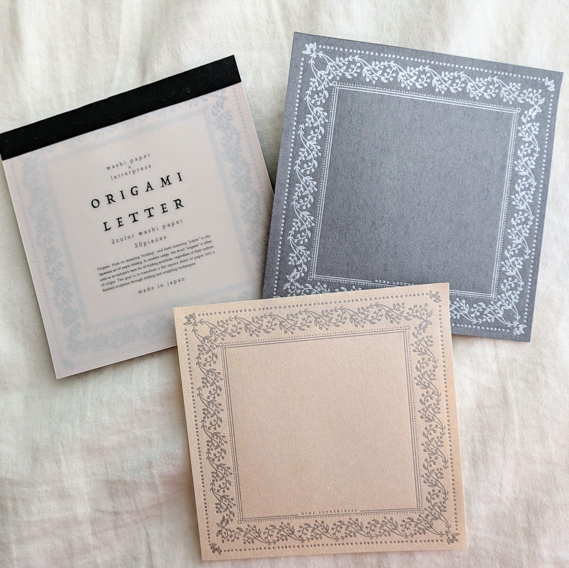 OEDA LETTERPRESS / ORIGAMI LETTER – PAPER SHOP JAPAN