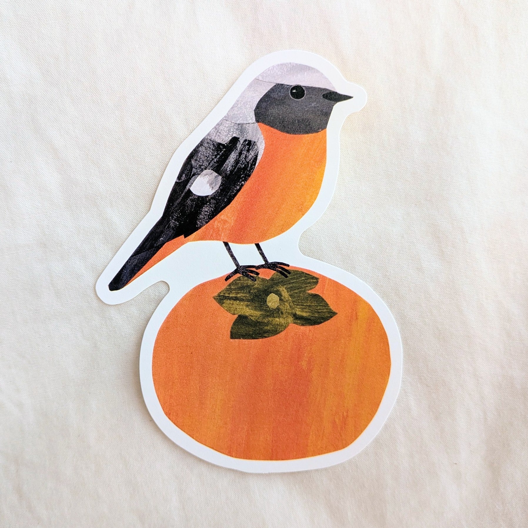 Itsuko Naka / Die-cut card -Daurian Redstart – PAPER SHOP JAPAN