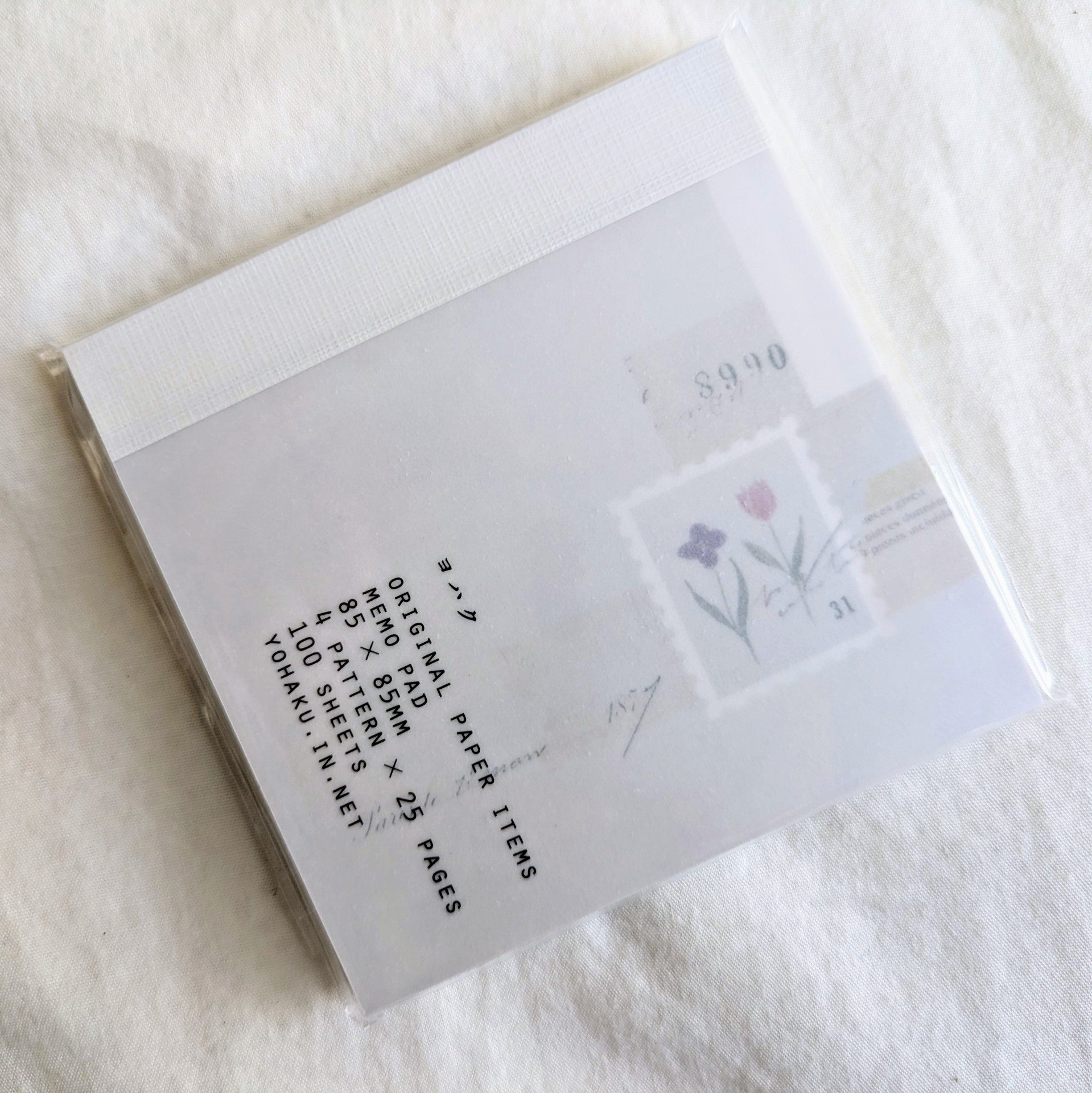Yohaku / Square Memo Pad -Garden M-173 – PAPER SHOP JAPAN