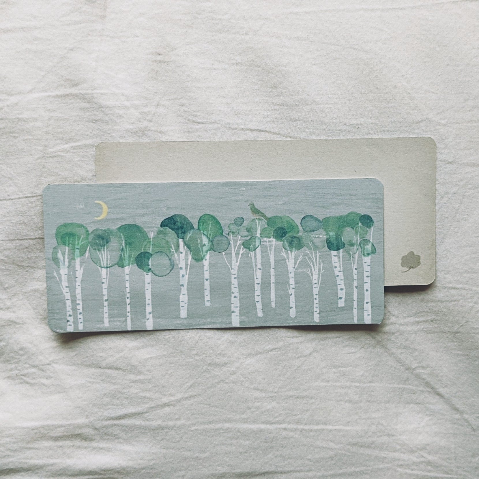 Yuko Omori / Note card -shirakaba no mori – PAPER SHOP JAPAN